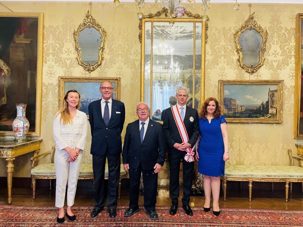 Grand Cross to H.E. The Ambassador of Jordan to the Order of Malta H.E ...